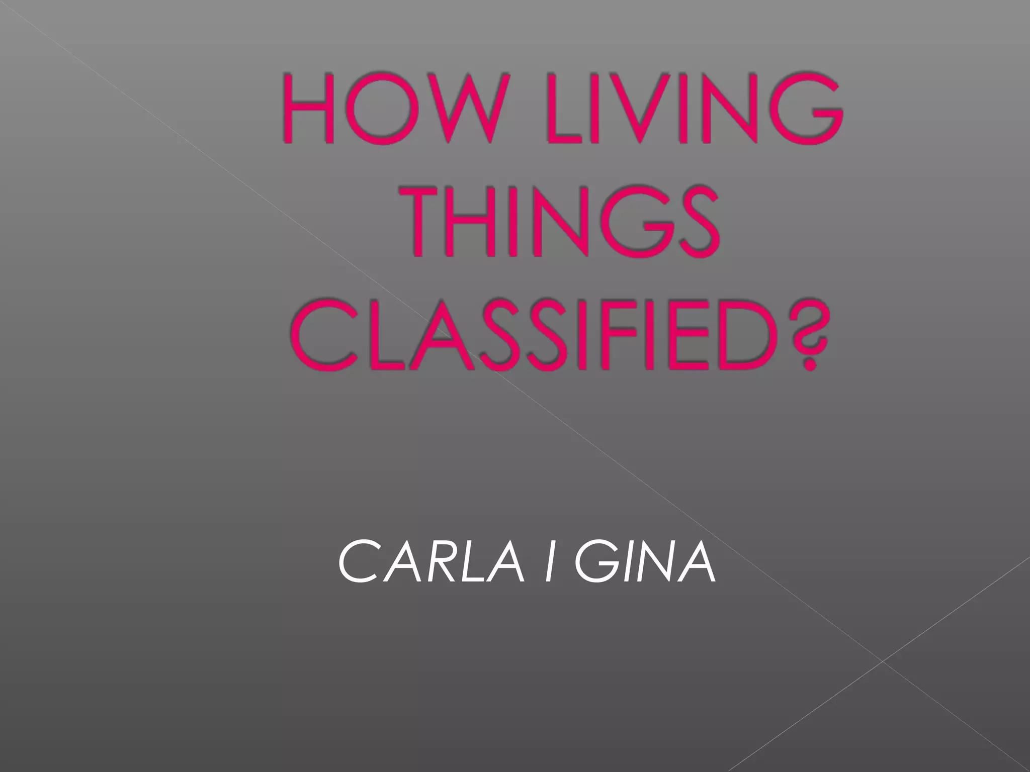 Living things | PPT