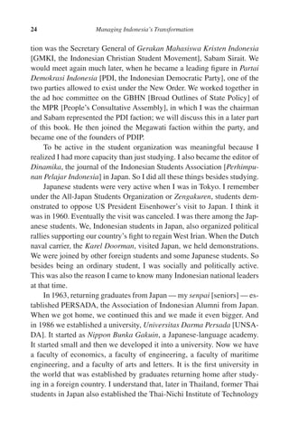 Ginandjar - Managing Indonesia's Transformation, An Oral History | PDF