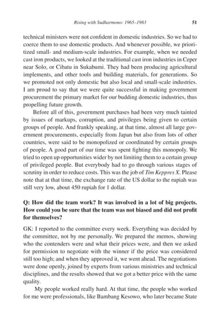 Ginandjar - Managing Indonesia's Transformation, An Oral History | PDF