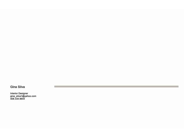Gina Silva\'s Portfolio | PPTX
