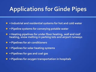 IBM-Ginde pipes english | PPTX | Commodities | Economy