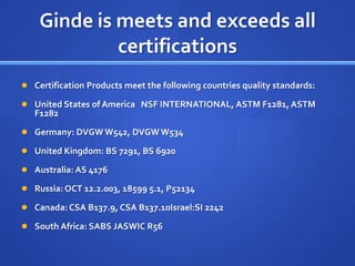 IBM-Ginde pipes english | PPTX | Commodities | Economy