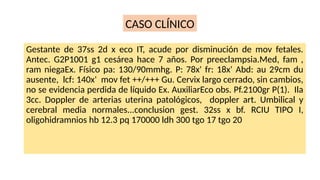 ginecología universidad señor de sipan uss | PPTX