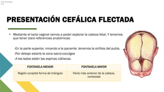 PRESENTACIÓN FETAL TRABAJO DE PARTO PODALICO | PPTX