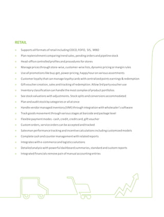 Ginesys Product Overview | PDF
