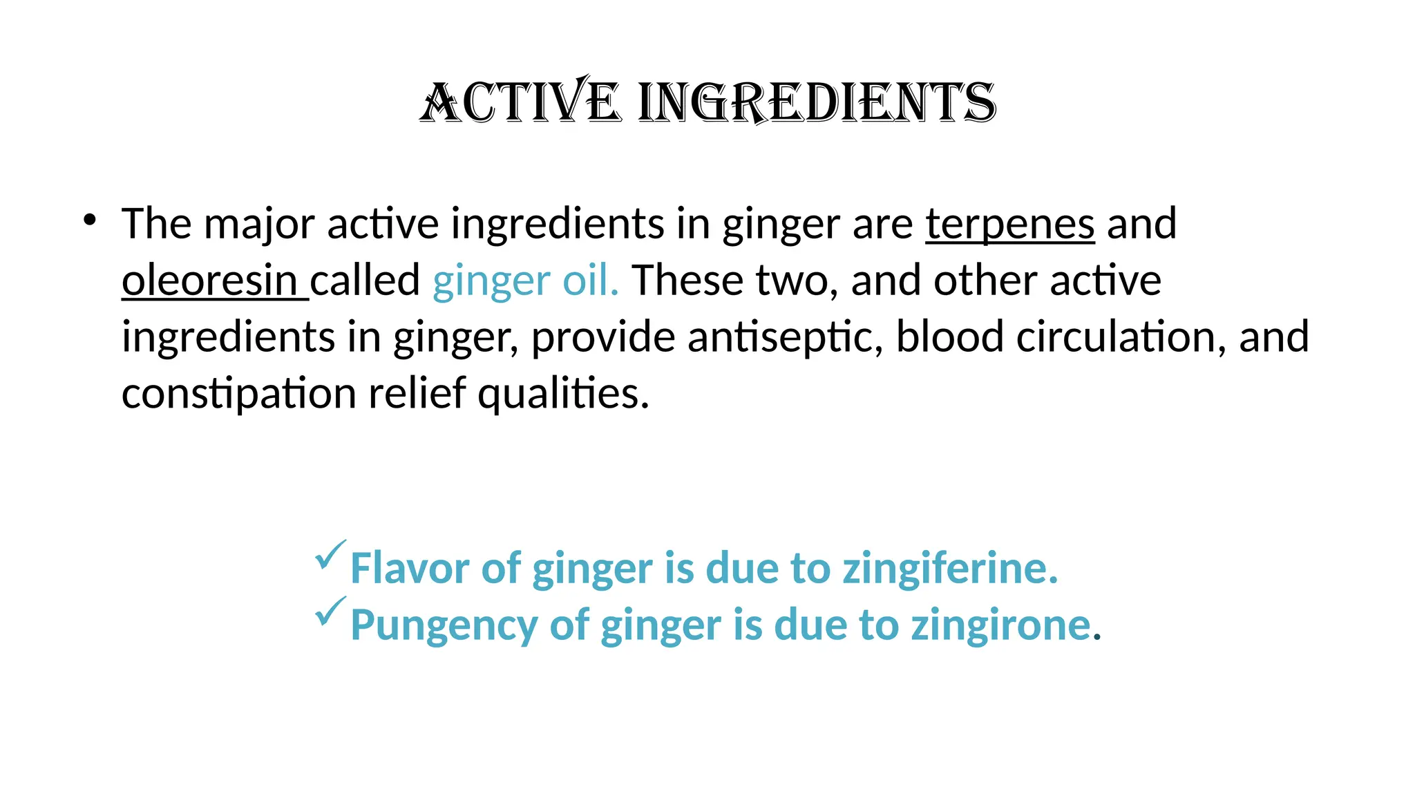 production technology of Ginger and varieties | PPTX