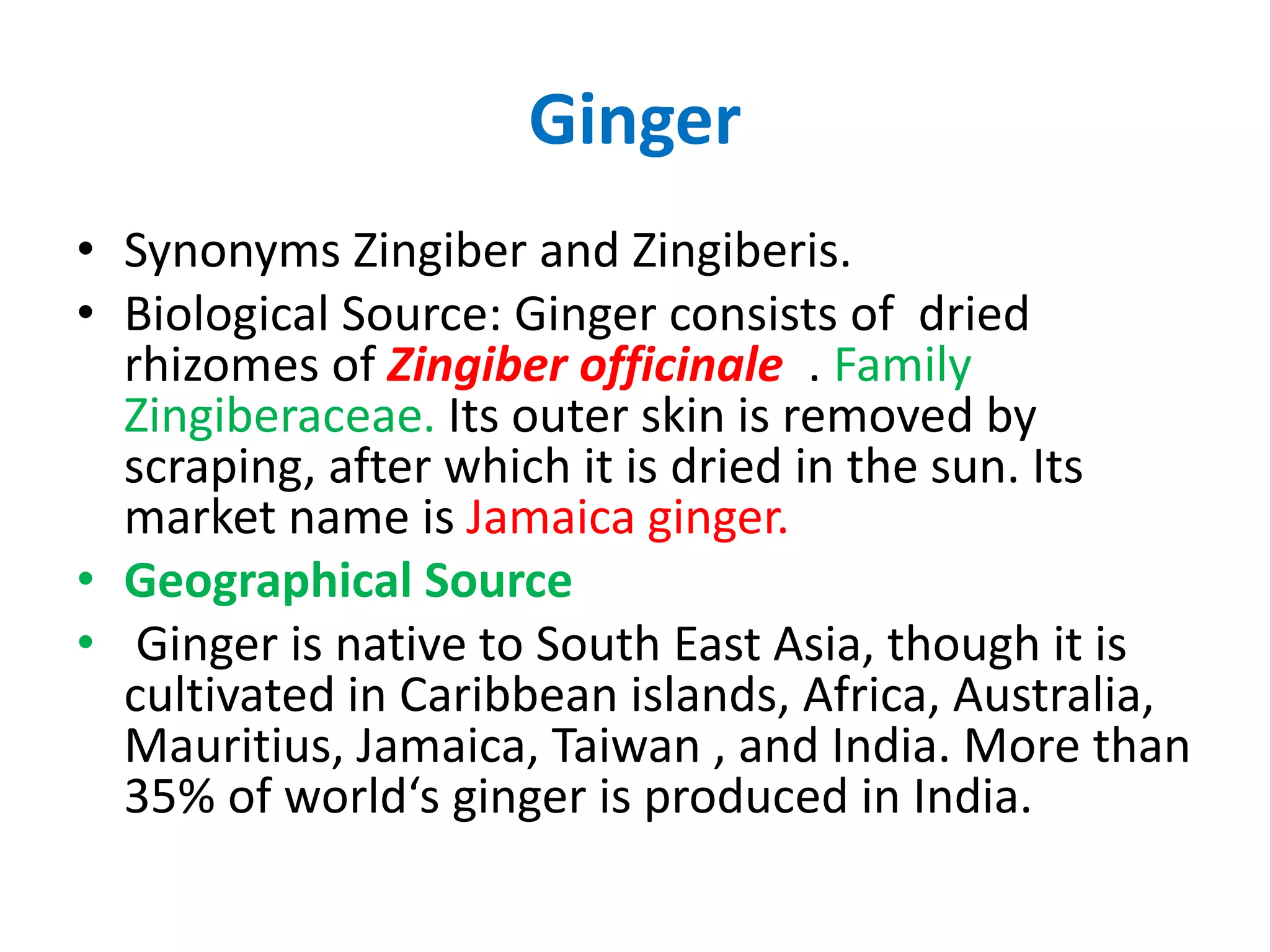 Ginger, Asafoetida.pptx