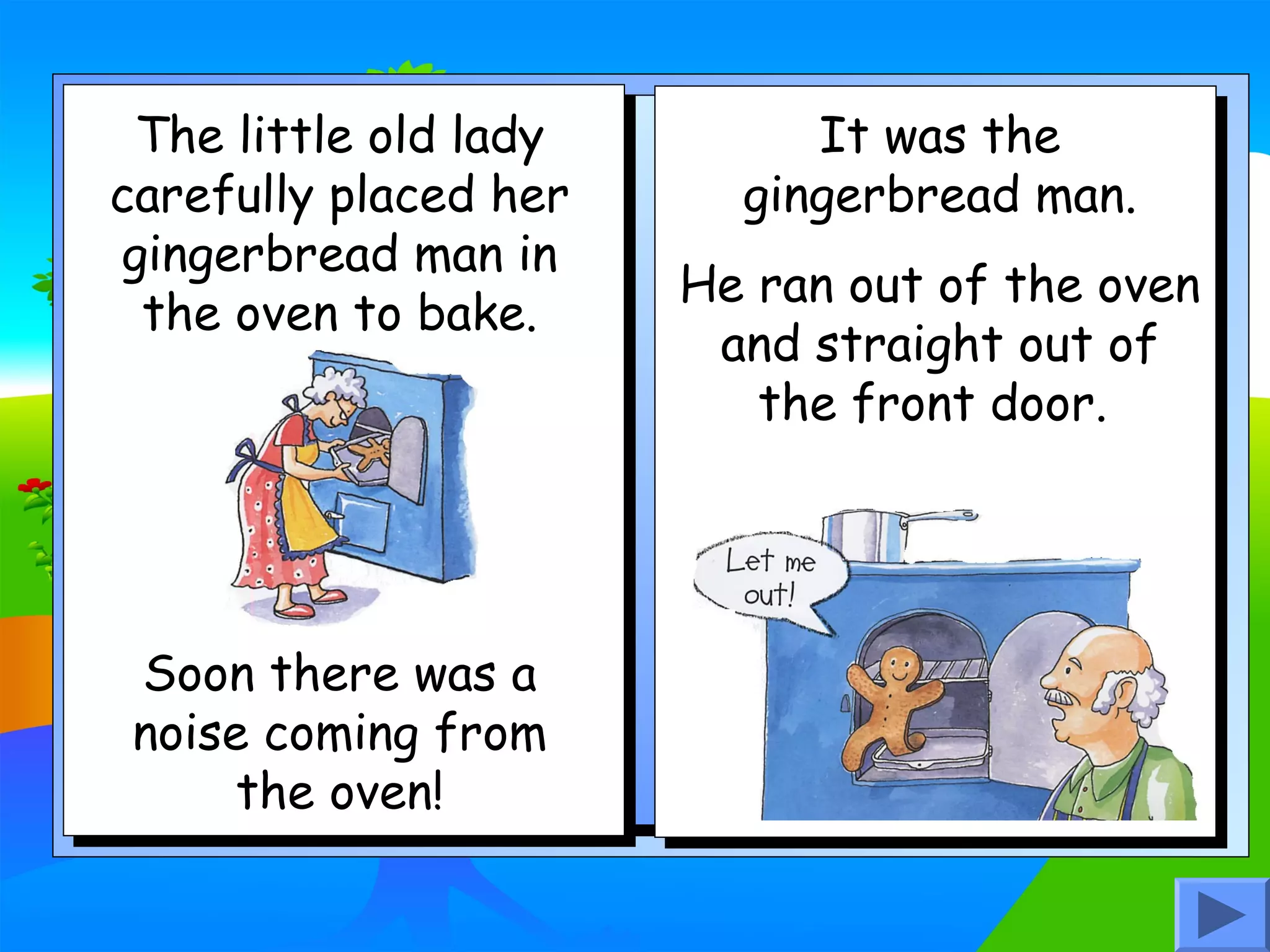 Gingerbread man story book | PPS