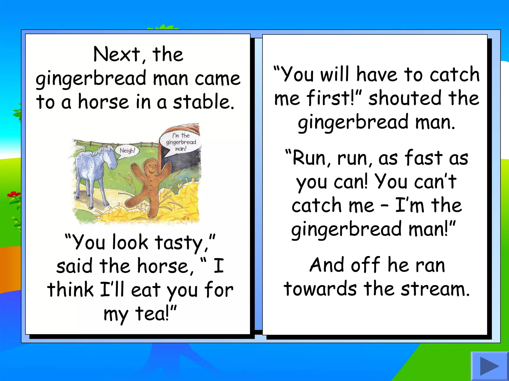 Gingerbread man story book | PPS