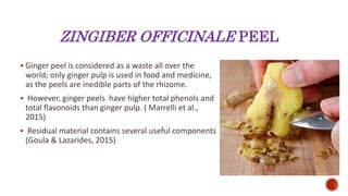ACUTE TOXICITY EFFECTS OF ETHANOLIC EXTRACT OF ZINGIBER OFFICINALE PEEL ...