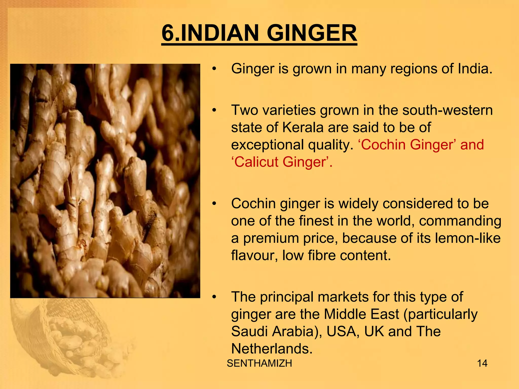Ginger processing(FROM FIELD TO FORK) | PPTX