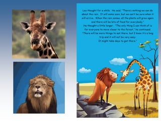 Ginger the Giraffe - A Story with Moral Values | PPT