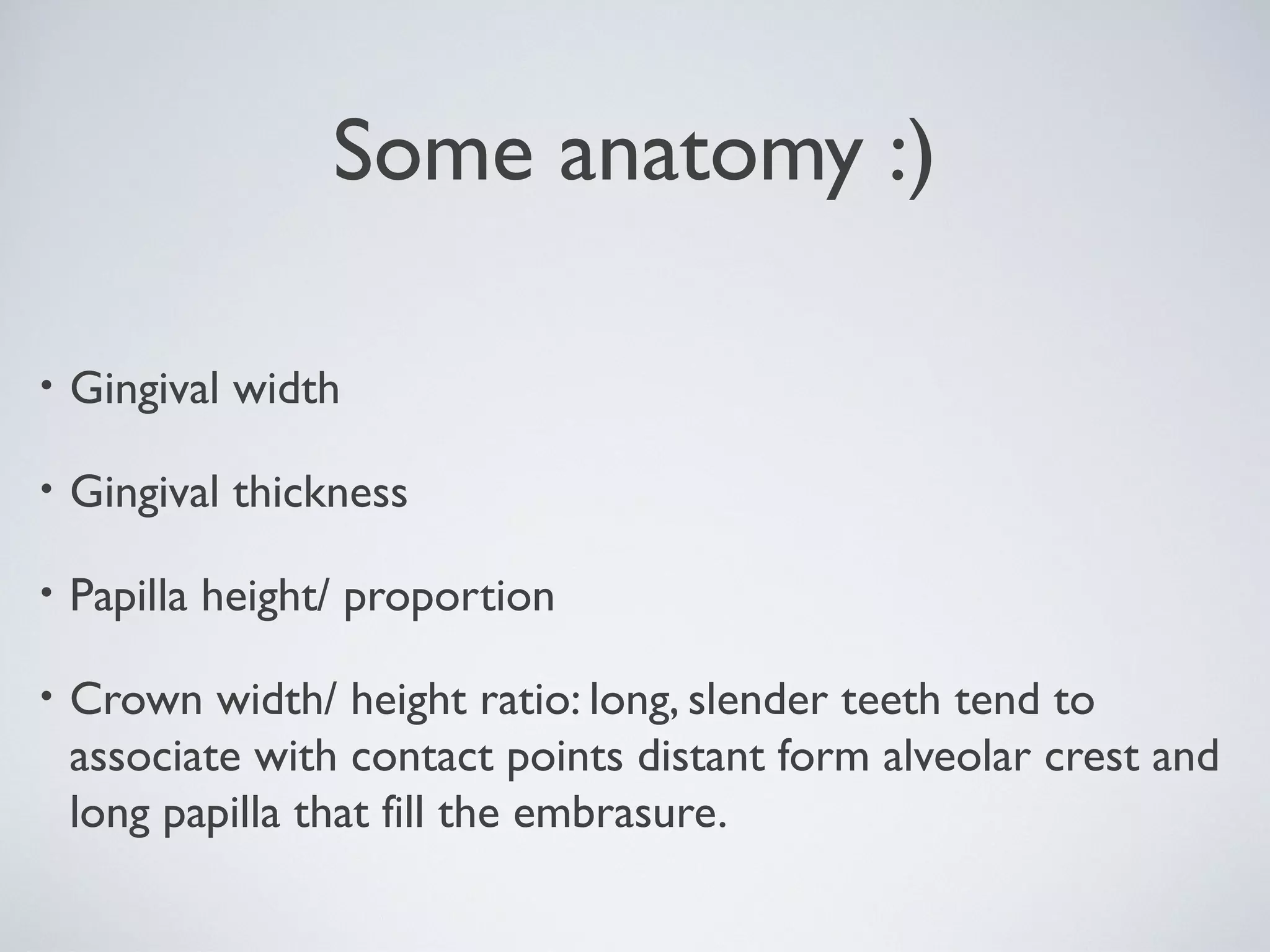 Gingiva biotype | PPT