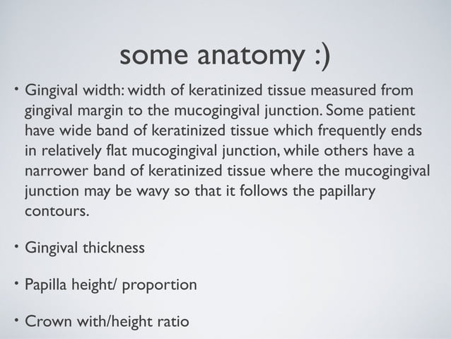 Gingiva biotype | PPT