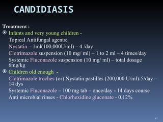 GINGIVAL AND PERIODONTAL DISEASES IN CHILDREN - Dr K. Harish.ppt