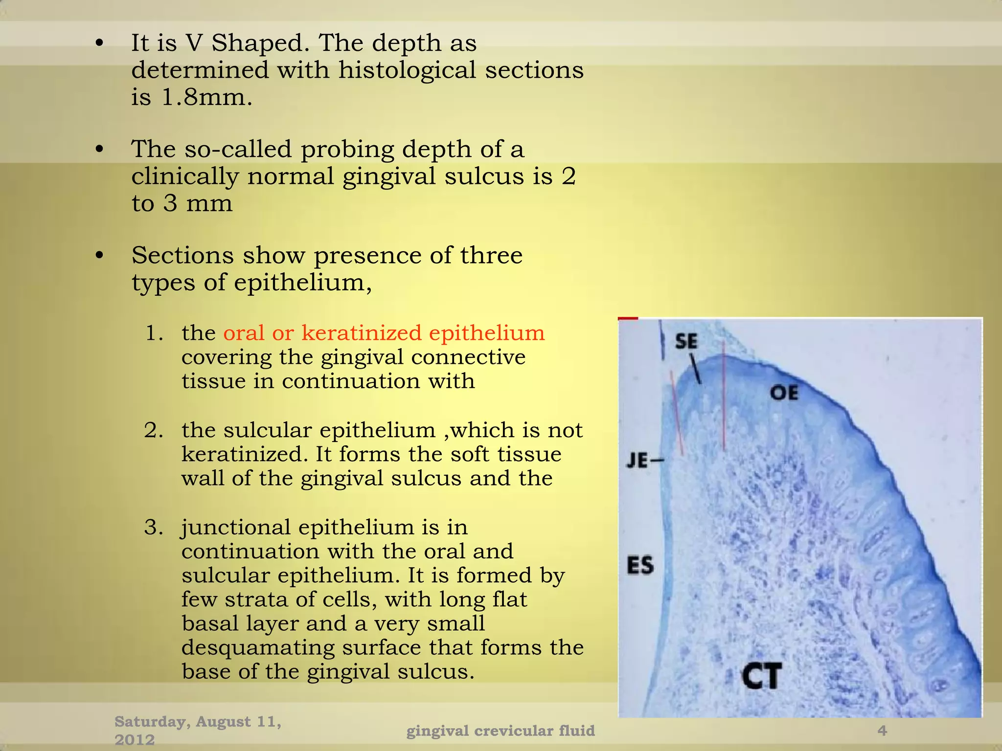 Gingival crevicular fluid | PPTX