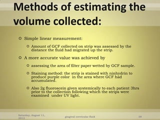 Gingival crevicular fluid | PPTX