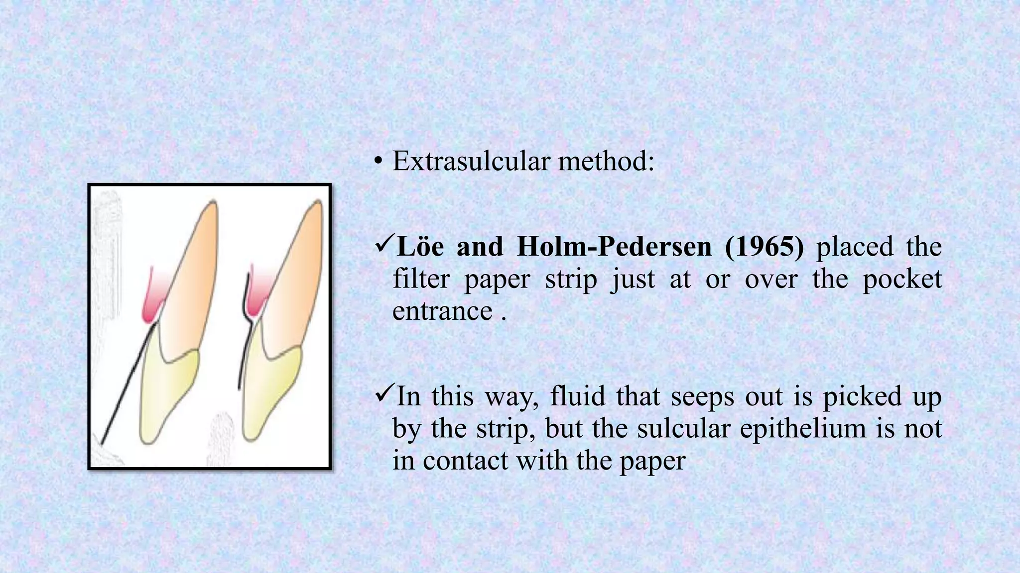 Gingival crevicular fluid | PPTX | Oral care | Personal Care