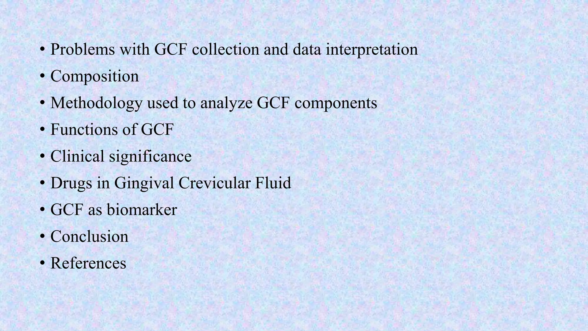 Gingival crevicular fluid | PPTX
