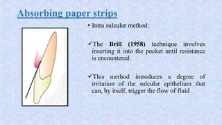 Gingival crevicular fluid | PPTX