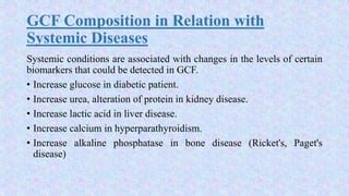 Gingival crevicular fluid | PPTX