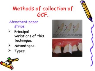 Comprehensive Overview of Gingival Crevicular Fluid: Structure ...