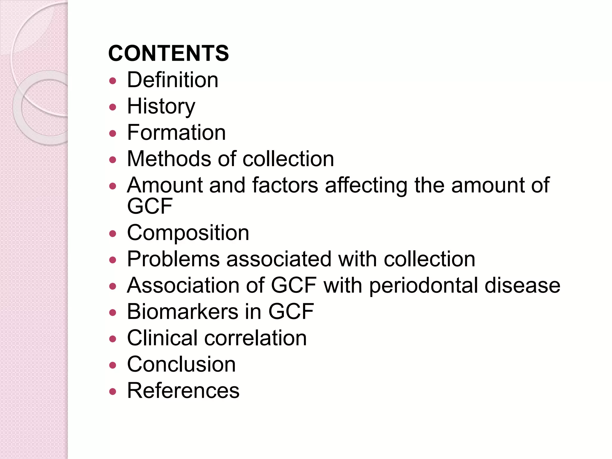 Gingival crevicular fluid in health and disease | PPTX