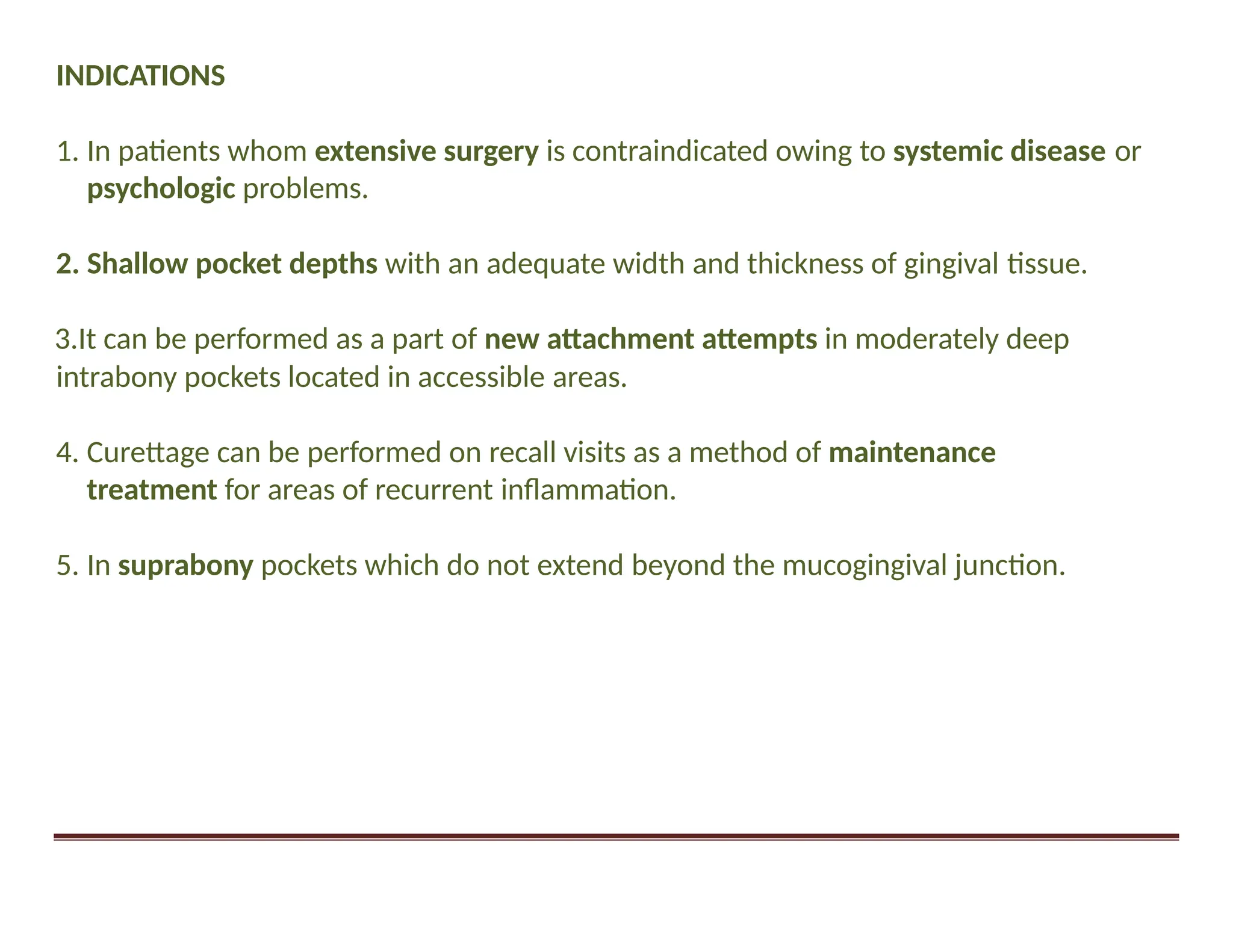 Gingival Curettage in periodontal pockets | PPTX