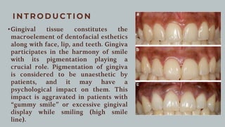 Gingival Depigmentation ............pptx
