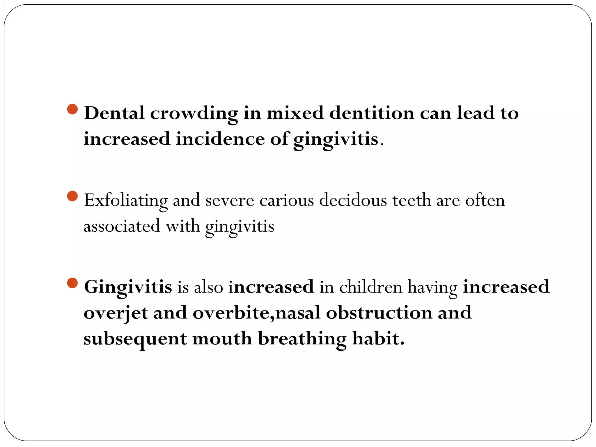 Gingival diseases in children | PPT