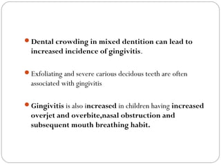 Gingival diseases in children | PPT