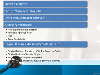 Gingival diseases in children | PPTX