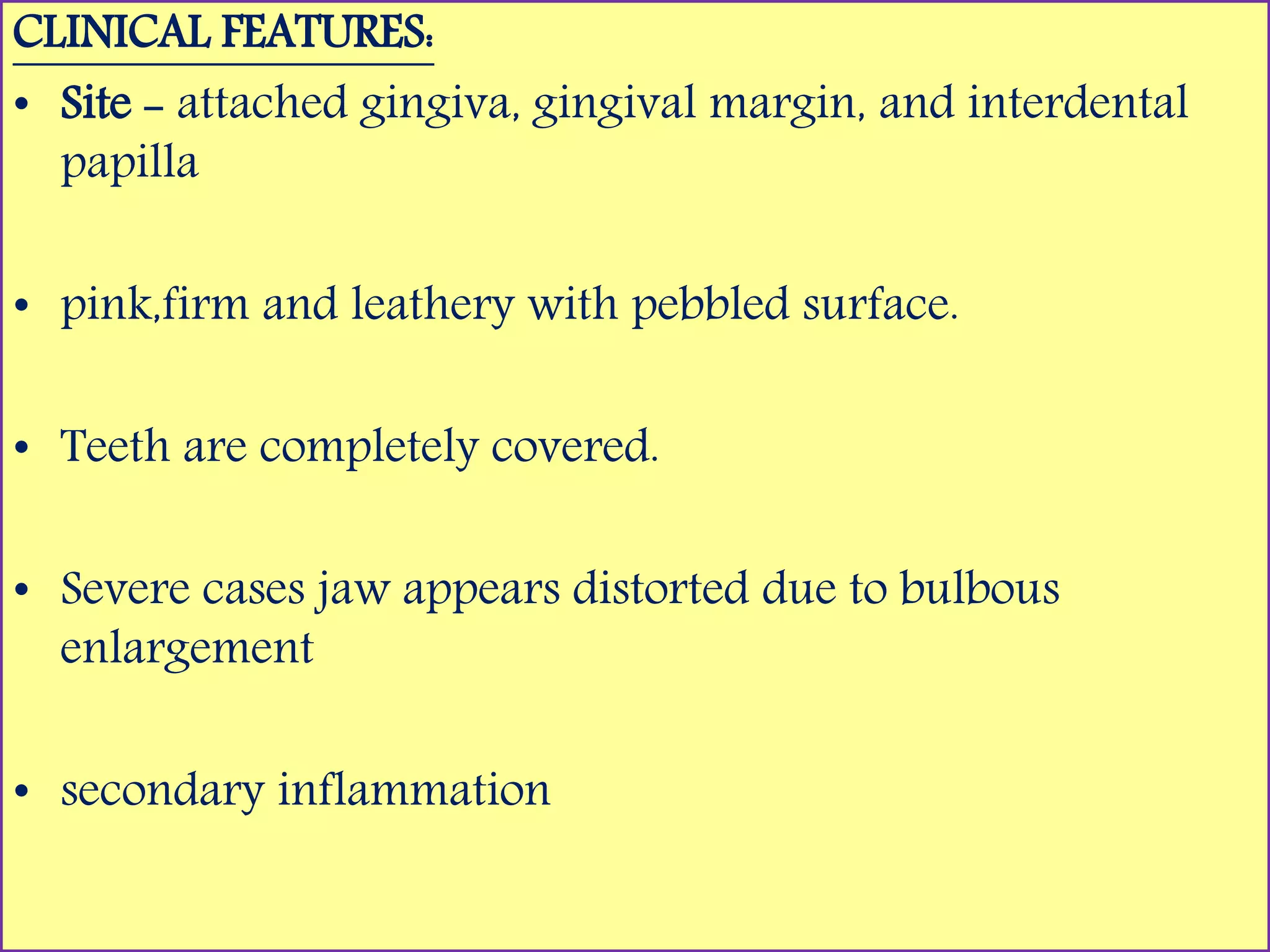 "GINGIVAL-ENLARGEMENT" | PPTX
