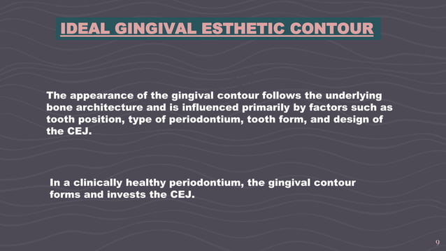 Gingival esthetics | PPTX | Dental Health | Diseases and Conditions