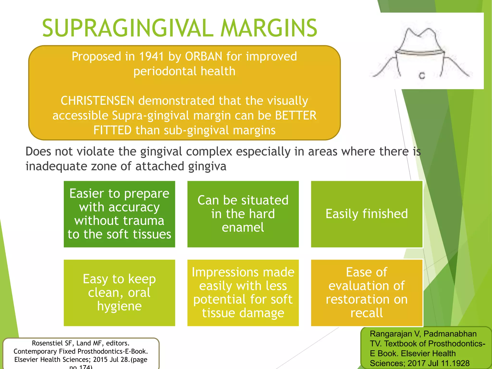 Gingival finish lines in fixed prosthodontics | PPT