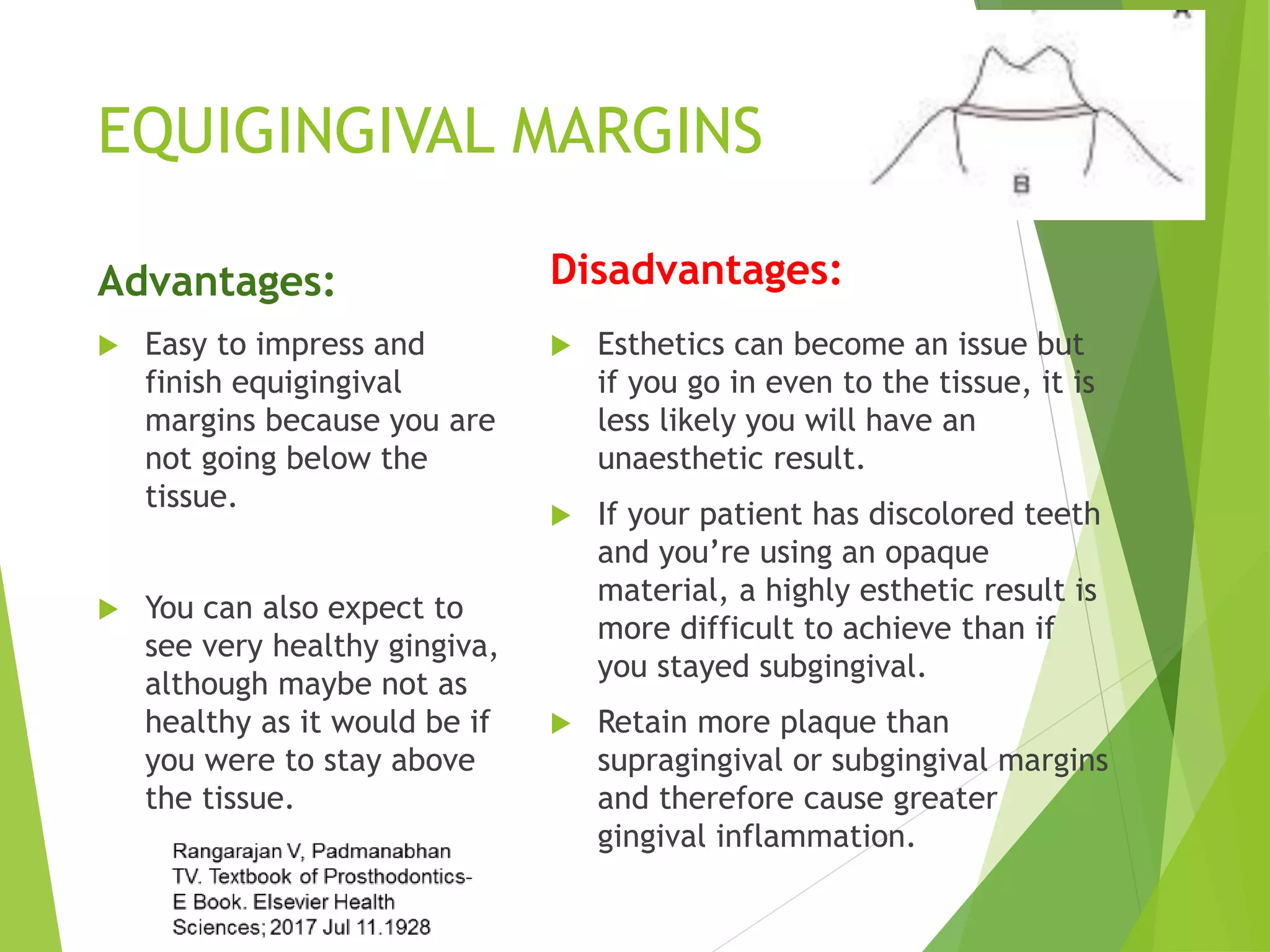 Gingival finish lines in fixed prosthodontics | PPT