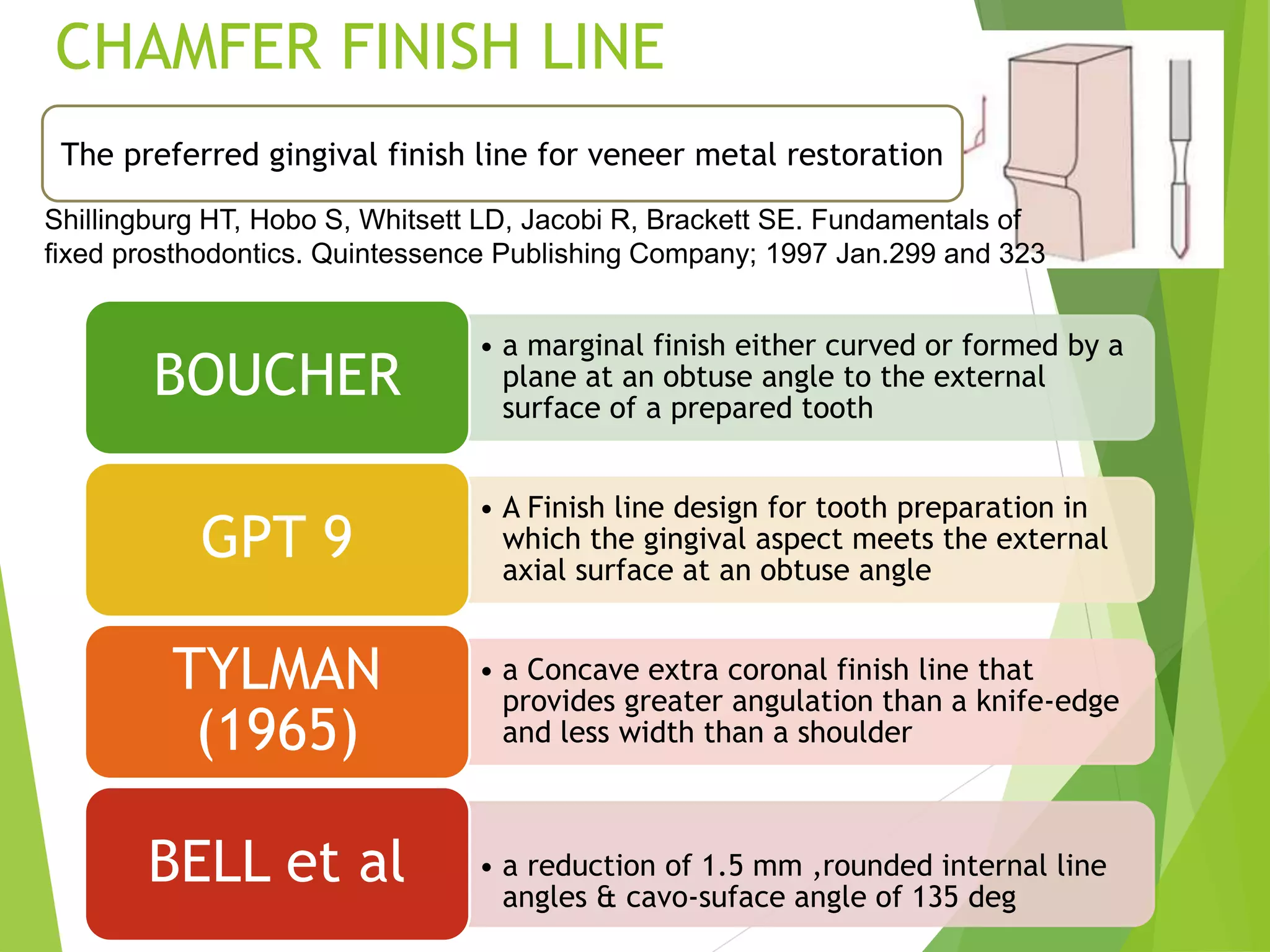 Gingival finish lines in fixed prosthodontics | PPT