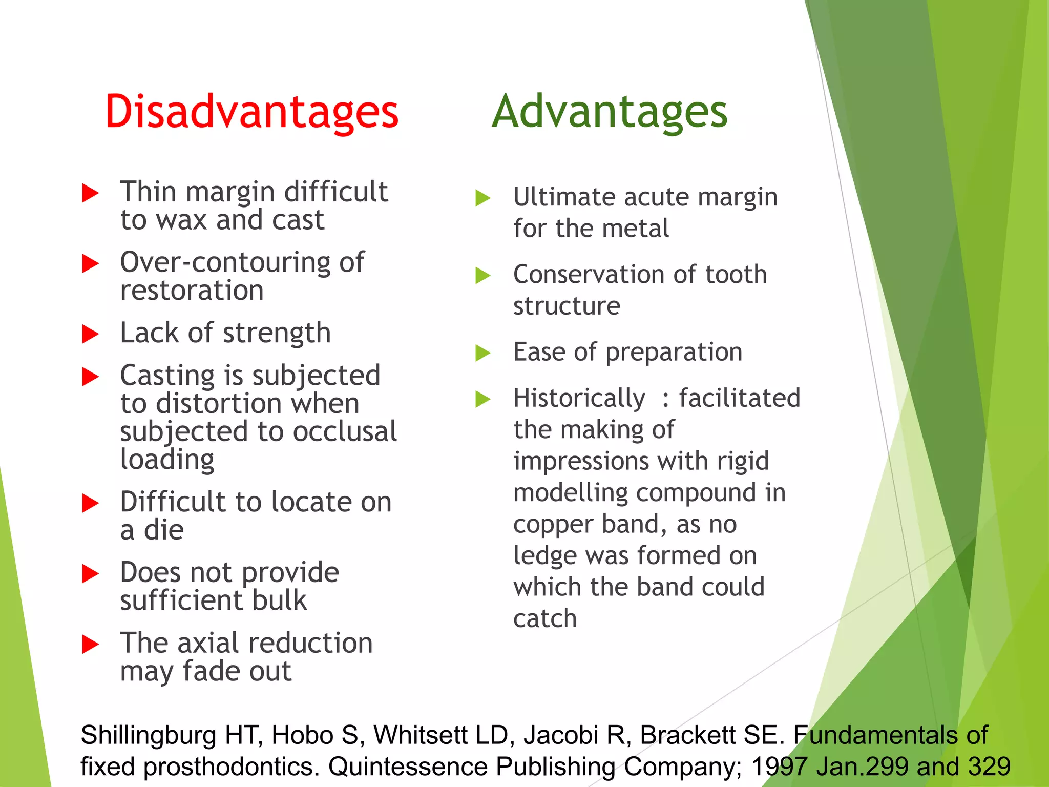 Gingival finish lines in fixed prosthodontics | PPT