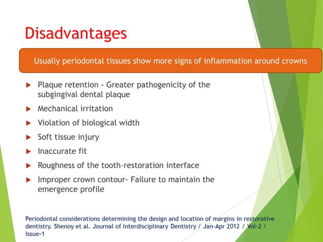Gingival finish lines in fixed partial denture(FPD) with references | PDF