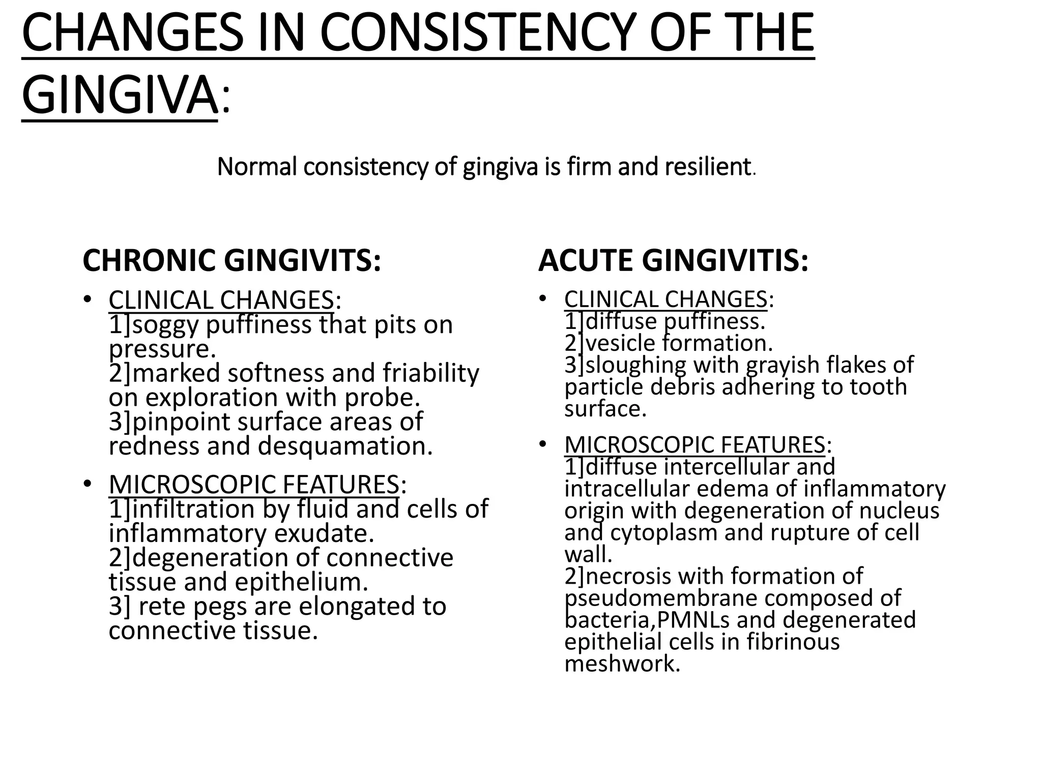 GINGIVAL INFLAMMATION | PPTX