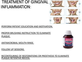 GINGIVAL INFLAMMATION | PPTX