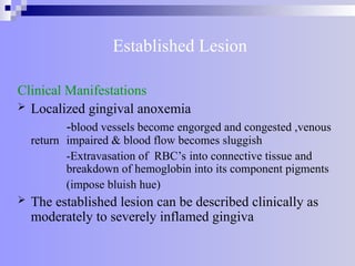 Gingival Inflammation in periodontitis ppt | PPT