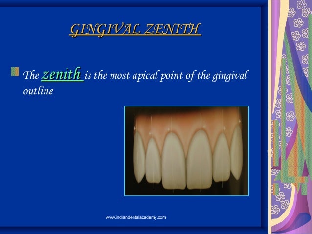 Gingival perspectives of esthetics/cosmetic dentistry courses
