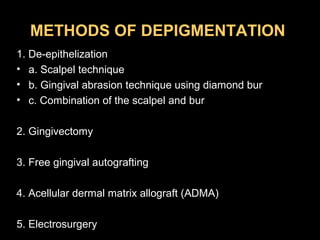 Gingival pigmentation | PPT