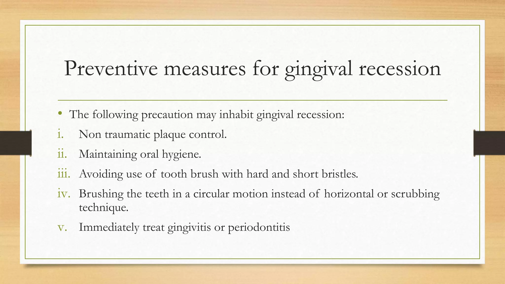 Gingival Recession, Gums Recession, | PPTX