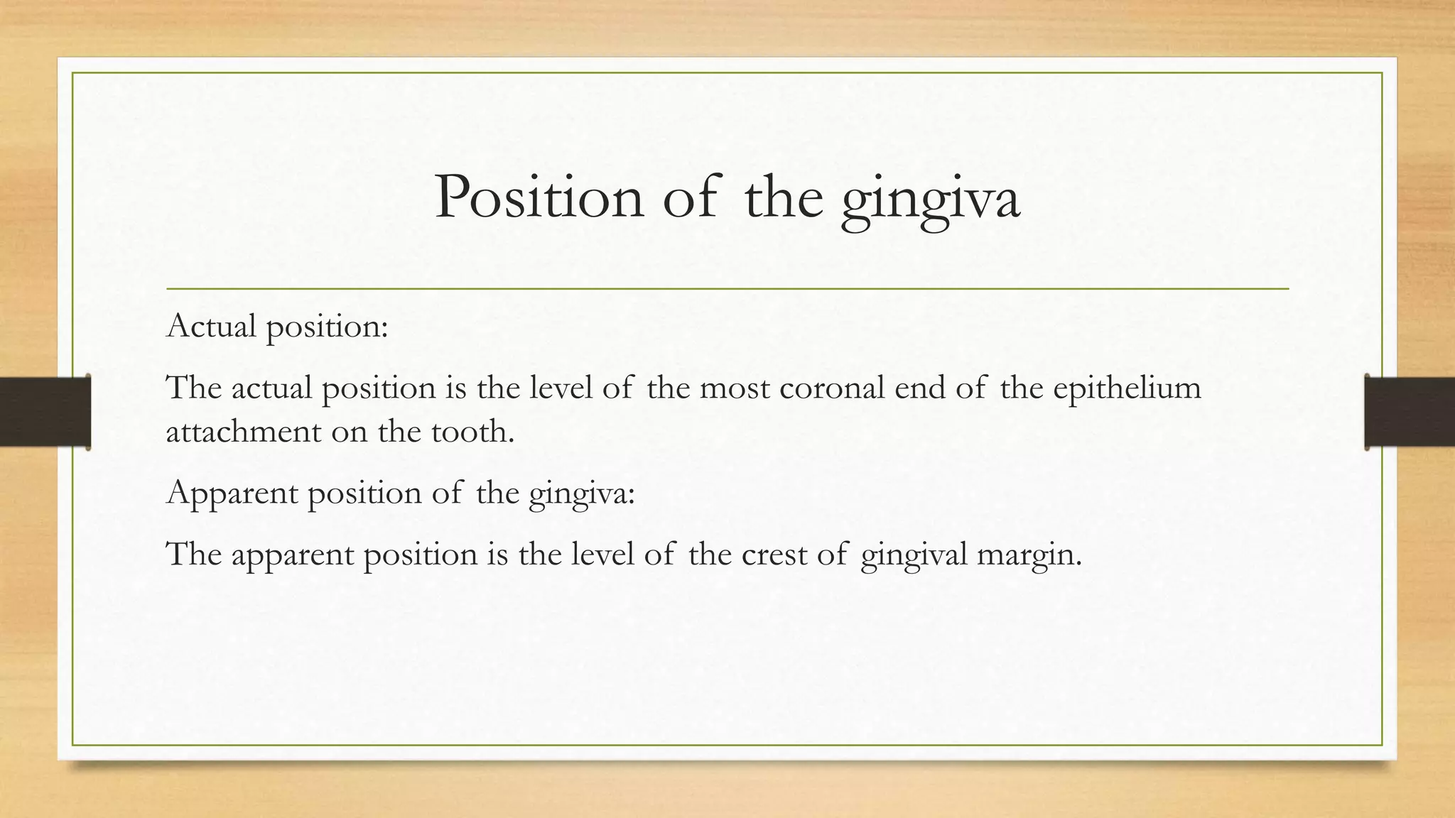 Gingival Recession, Gums Recession, | PPTX