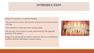 Gingival recession.pptx in department of Periodontology | PPTX