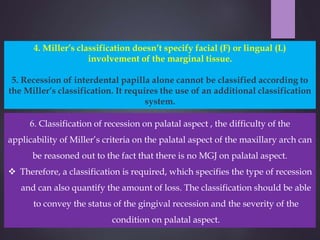 Gingival recession aries | PPTX