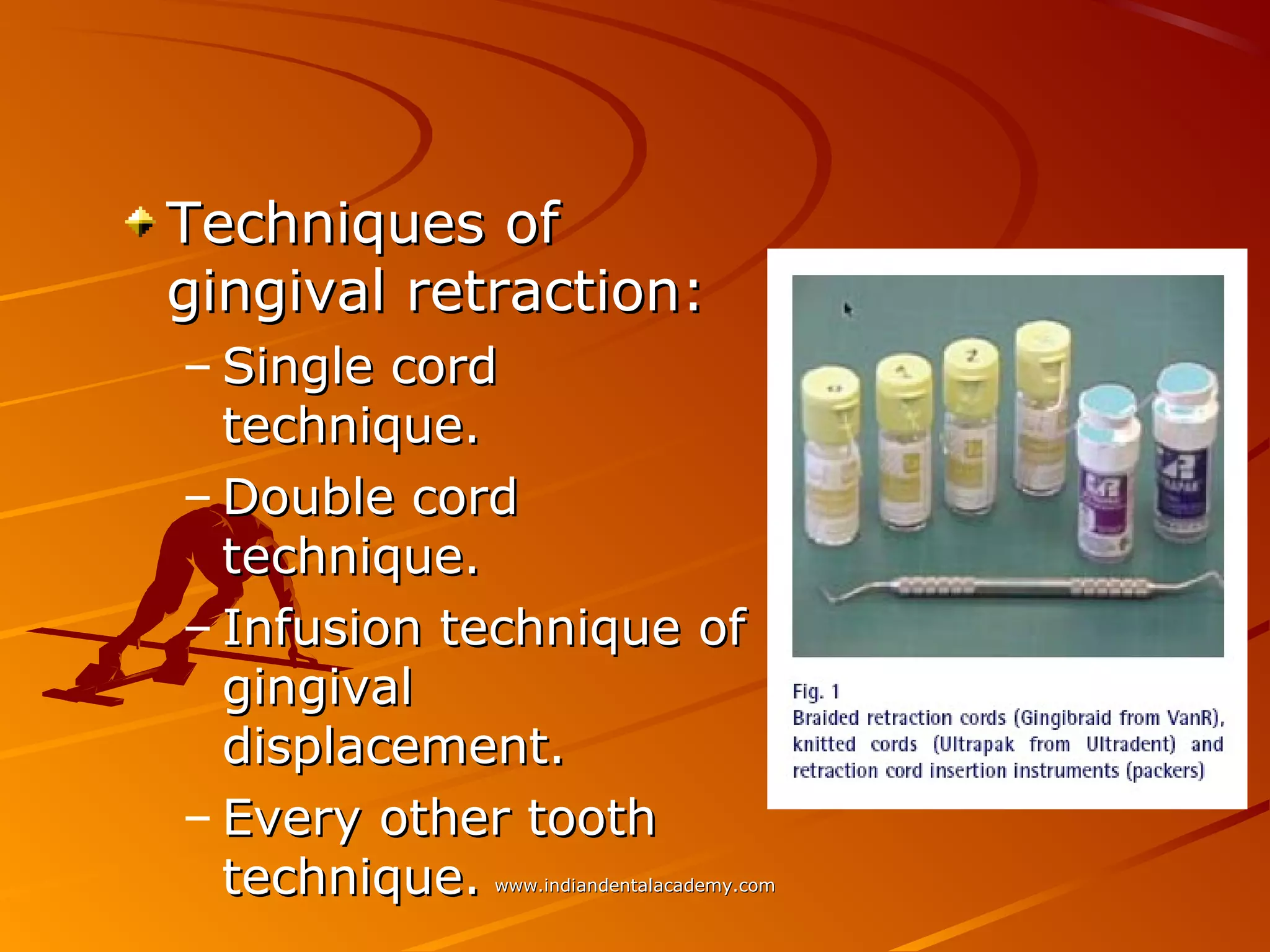 Gingival retraction .ppt/cosmetic dentistry courses | PPT