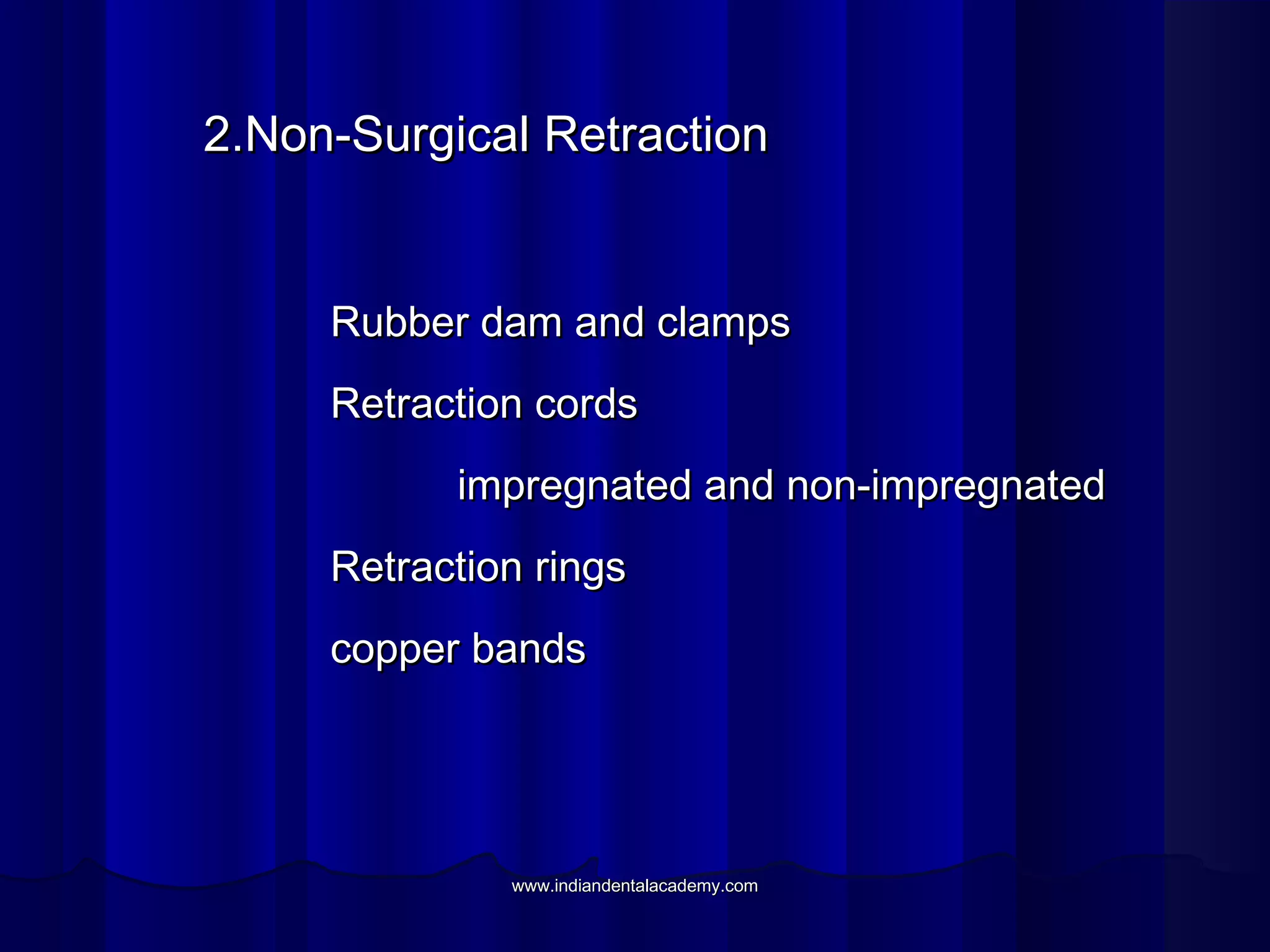 Gingival retraction .ppt1/dental courses | PPT